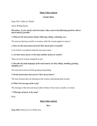 Video worksheet (1) | PDF