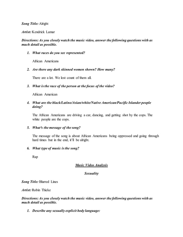 Video worksheet fys | DOCX