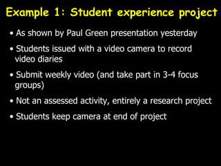 So you want your students to produce digital video: some practical ...
