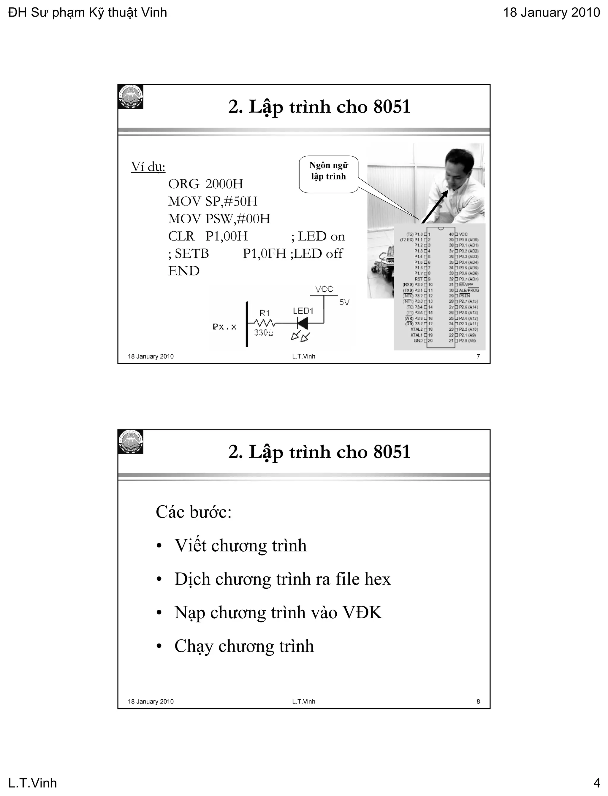 Vi dieu khien 8051 | PDF