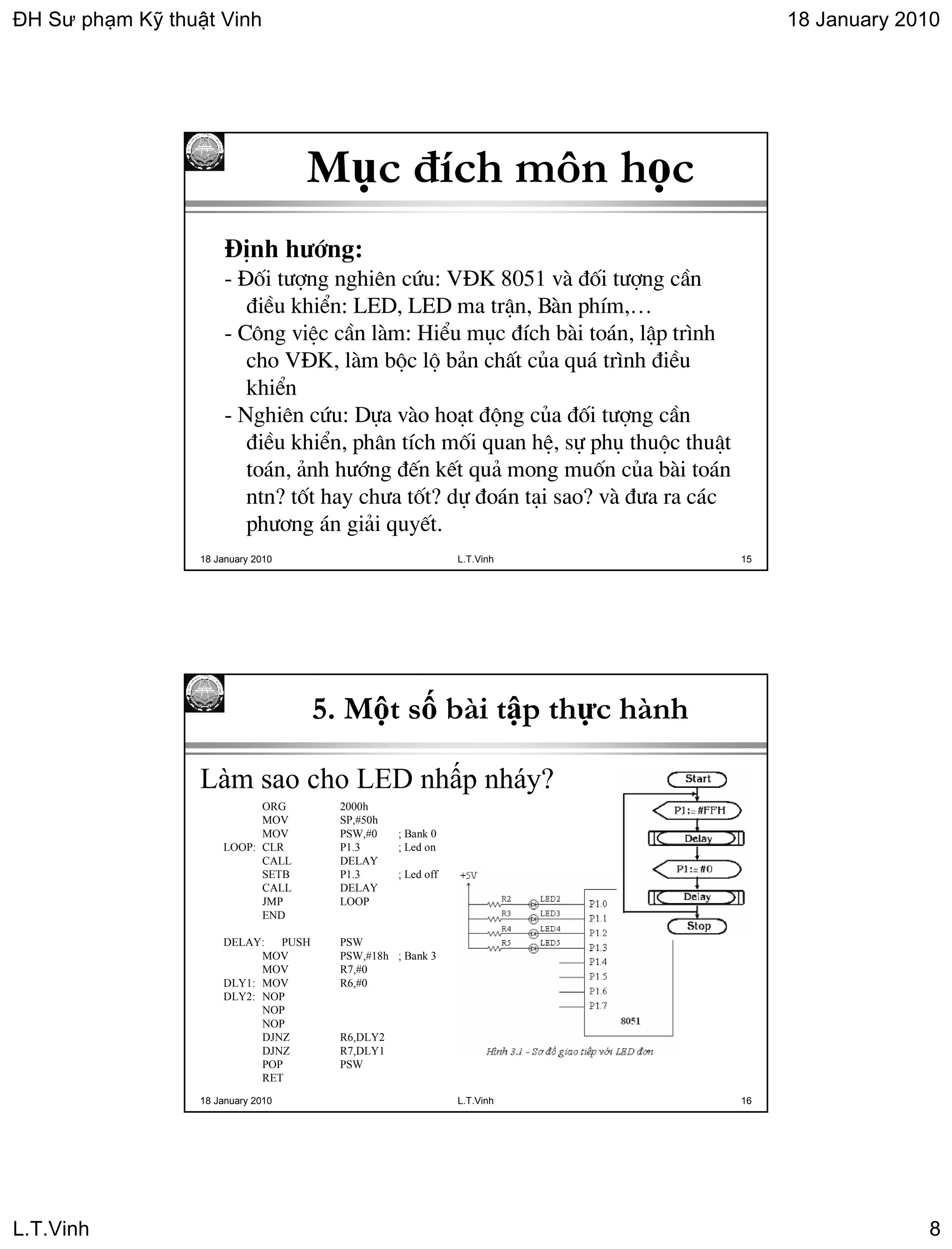 Vi dieu khien 8051 | PDF