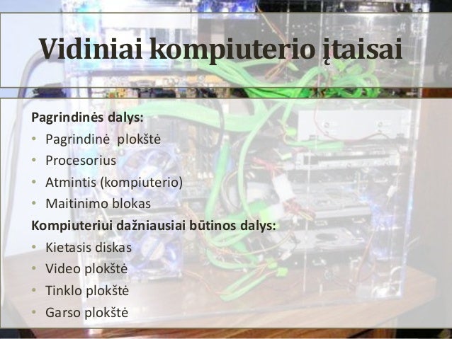 Vidiniai kompiuterio įtaisai