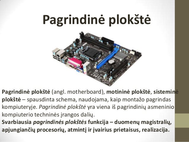 Vidiniai kompiuterio įtaisai