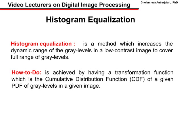 DIGITAL IMAGE PROCESSING | PPT | Photo Editing Software | Computer ...