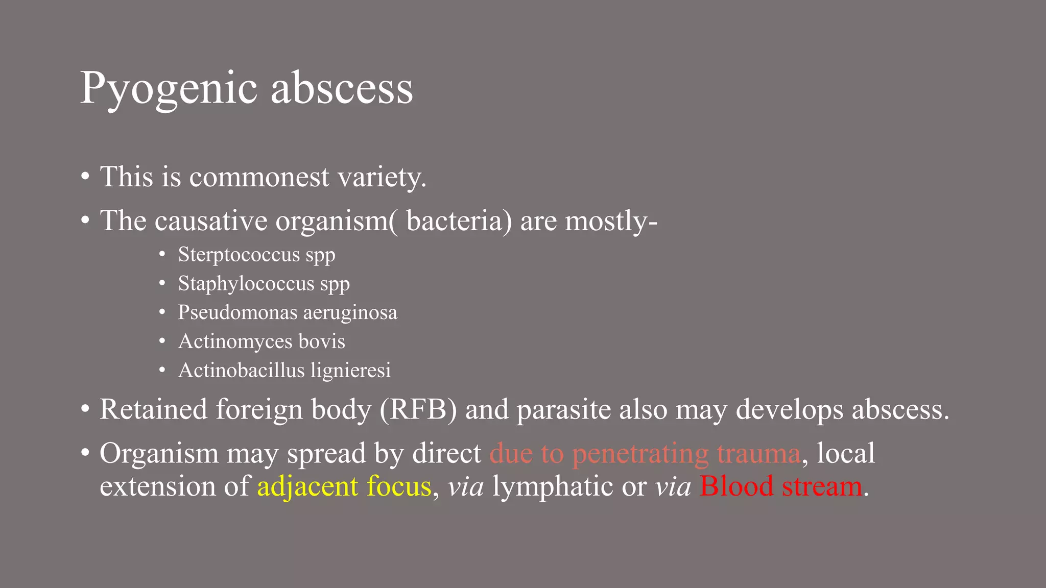Vidradhi (Abscess) | PPTX