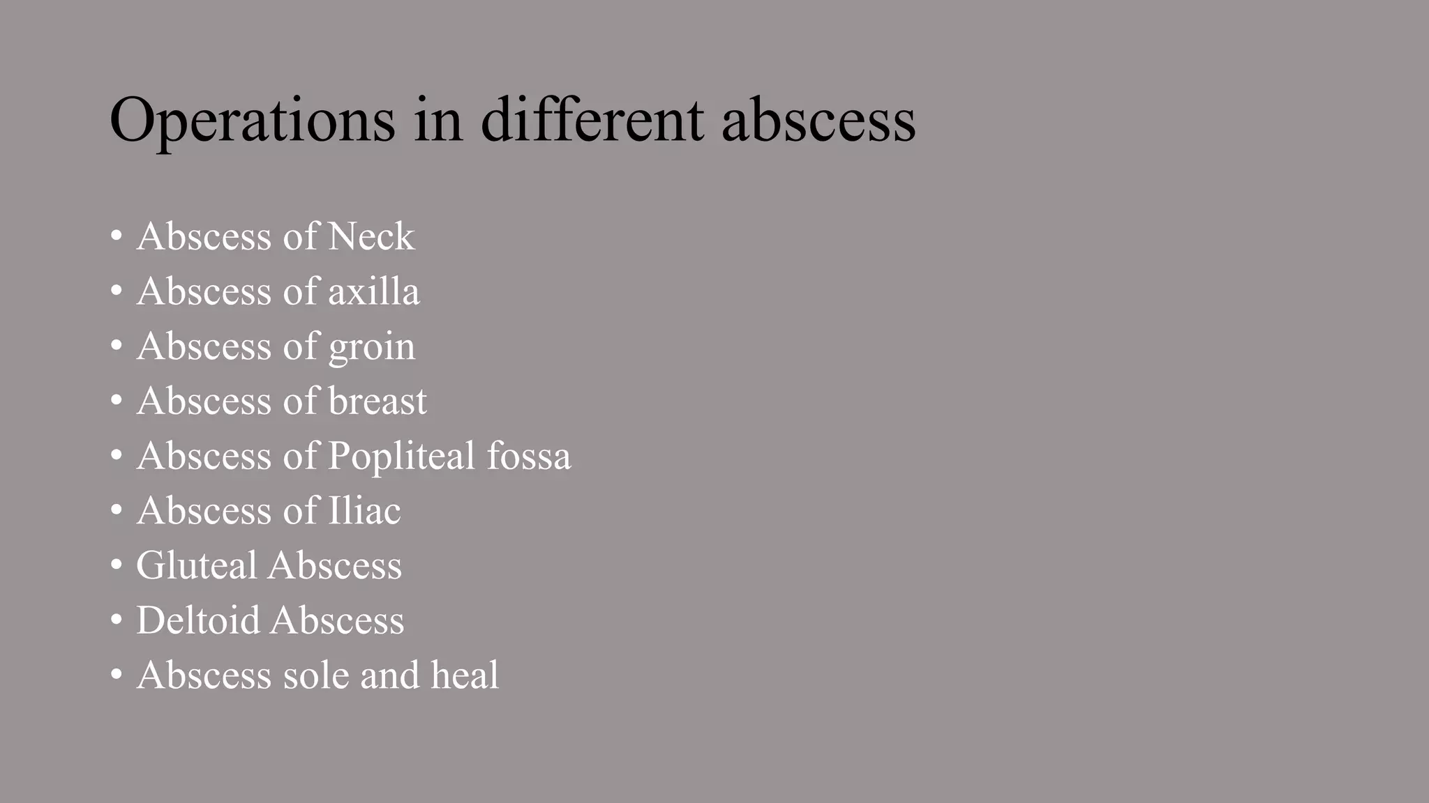 Vidradhi (Abscess) | PPTX