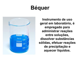 Principais vidrarias e equipamentos de laboratório | ODP