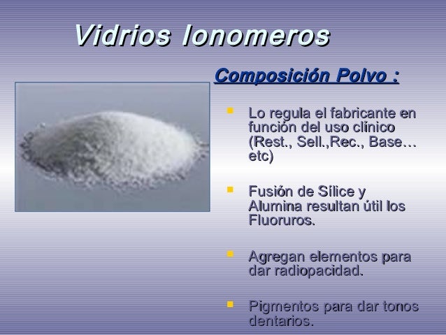 Ionomero De Vidrio Composicion - abstractor