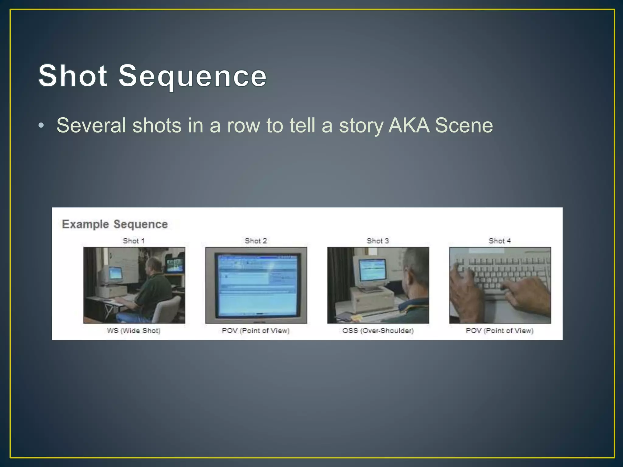 Examples of Video shots and composition | PPTX