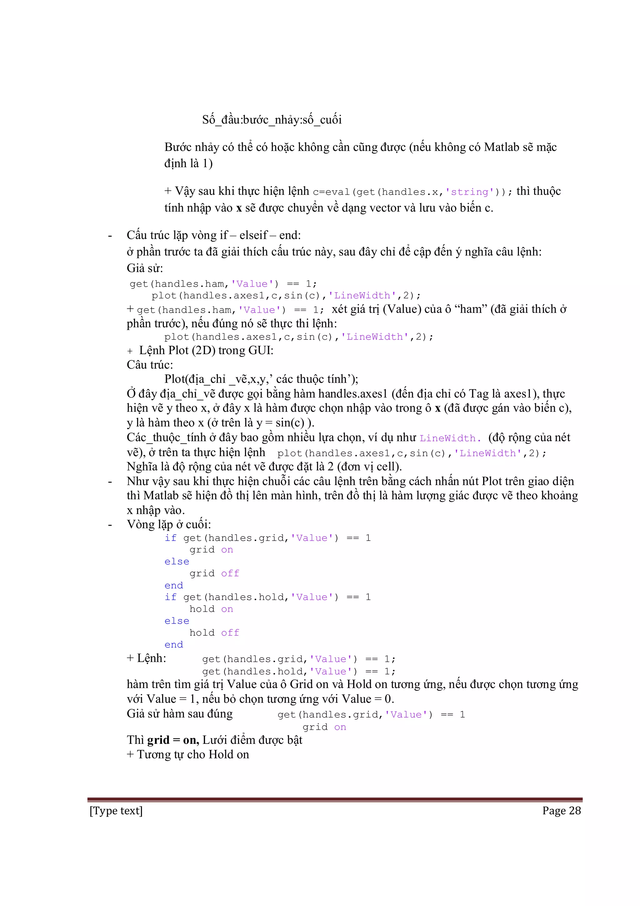 Vi du chi tiet giai thich lap trinh gui trong matlab | PDF