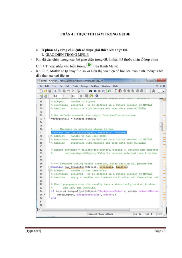 Vi du chi tiet giai thich lap trinh gui trong matlab | PDF
