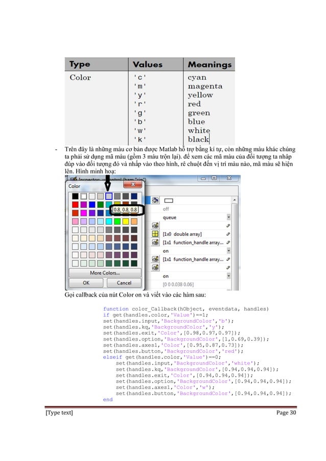 Vi du chi tiet giai thich lap trinh gui trong matlab | PDF