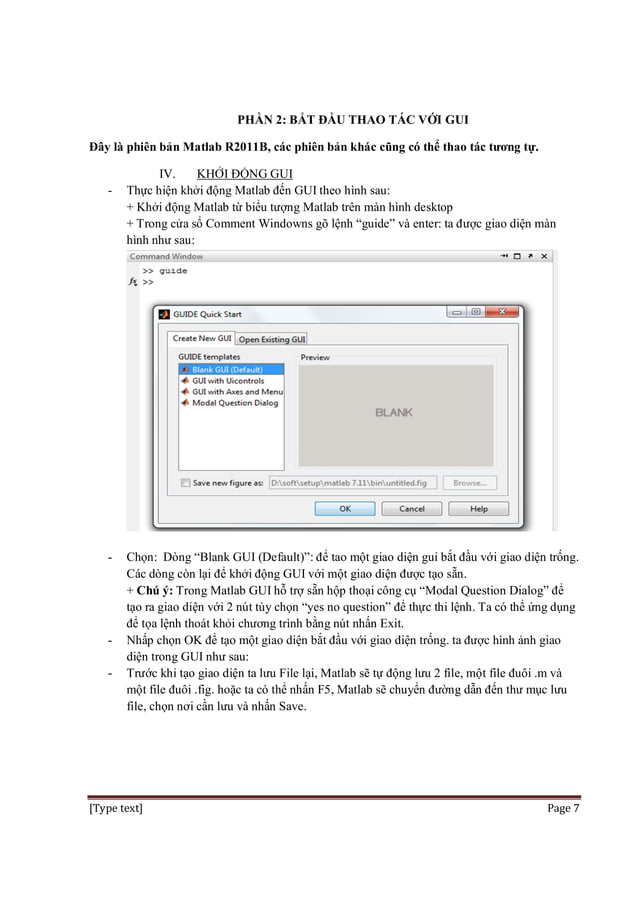 Vi du chi tiet giai thich lap trinh gui trong matlab | PDF