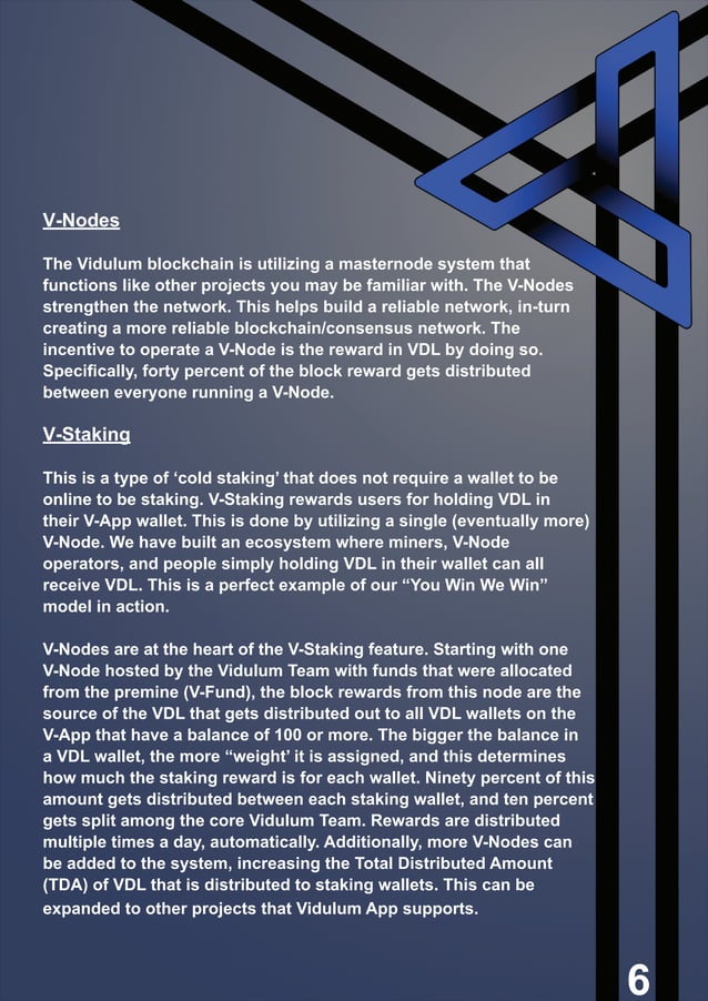 Vidulum Lite Paper (Rev. 1.1) | PDF