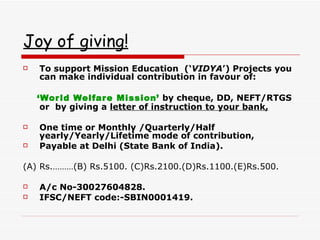'Vidya' mission education | PPT