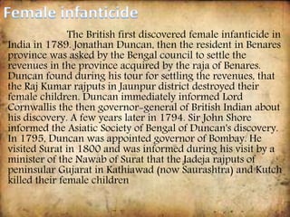 Reforms regarding women in 19th century in india | PPTX