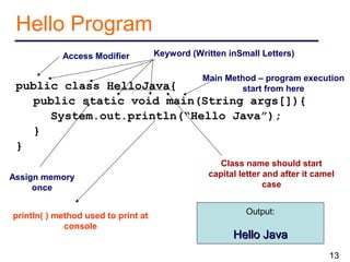 Basic Java Part 1 | PPT