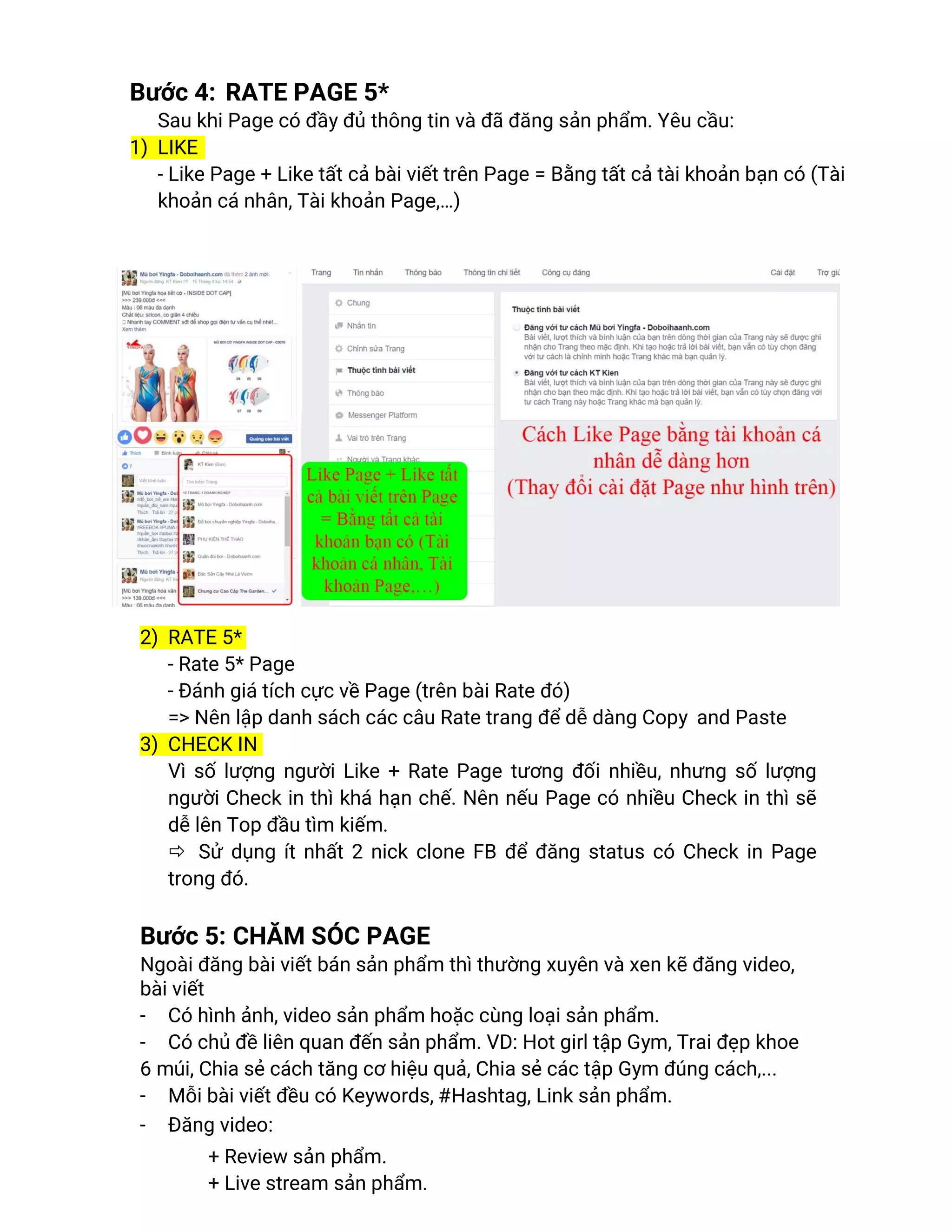 5 bước phát triển fanpage để kinh doanh | PDF