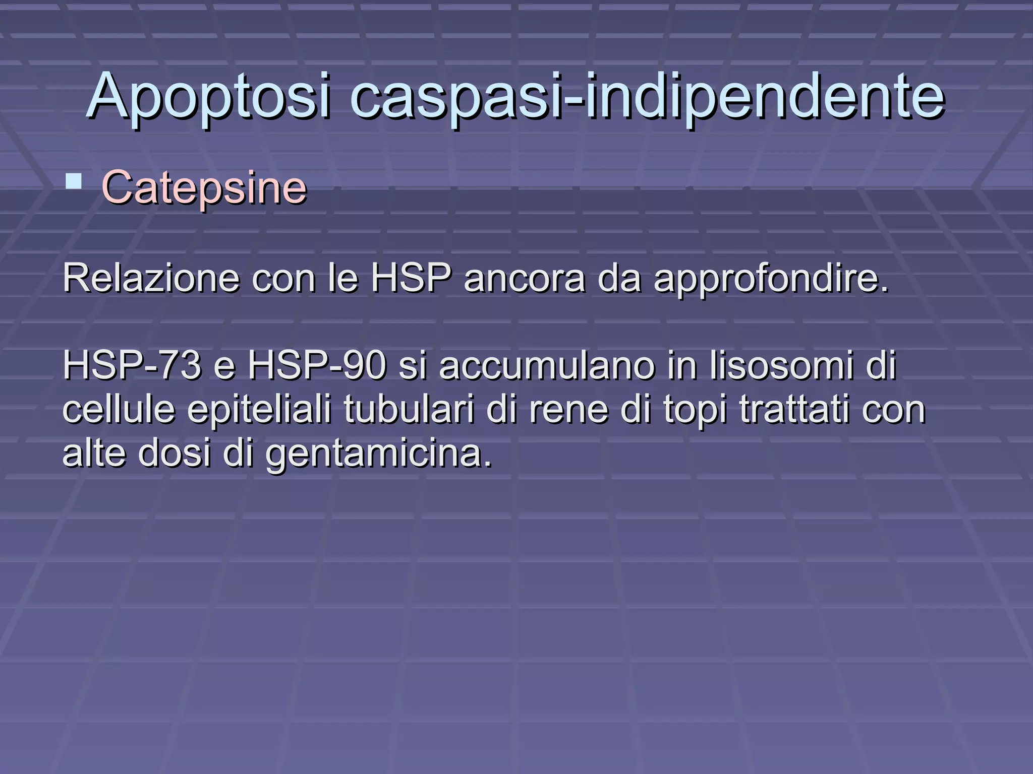 Vie biomolecolari dell’apoptosi | PPT