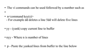 Vi editor | PPT