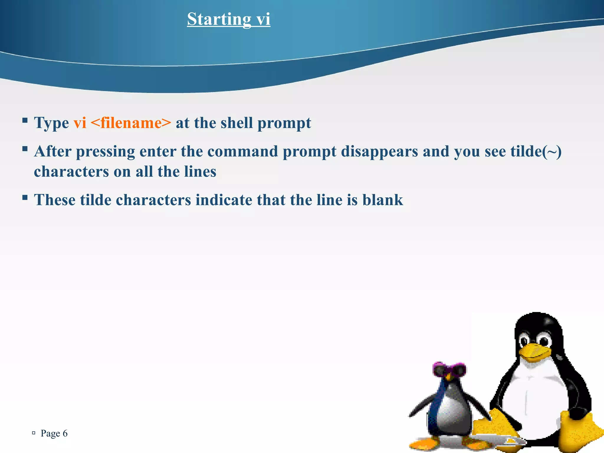 Vi editor in linux | PPT