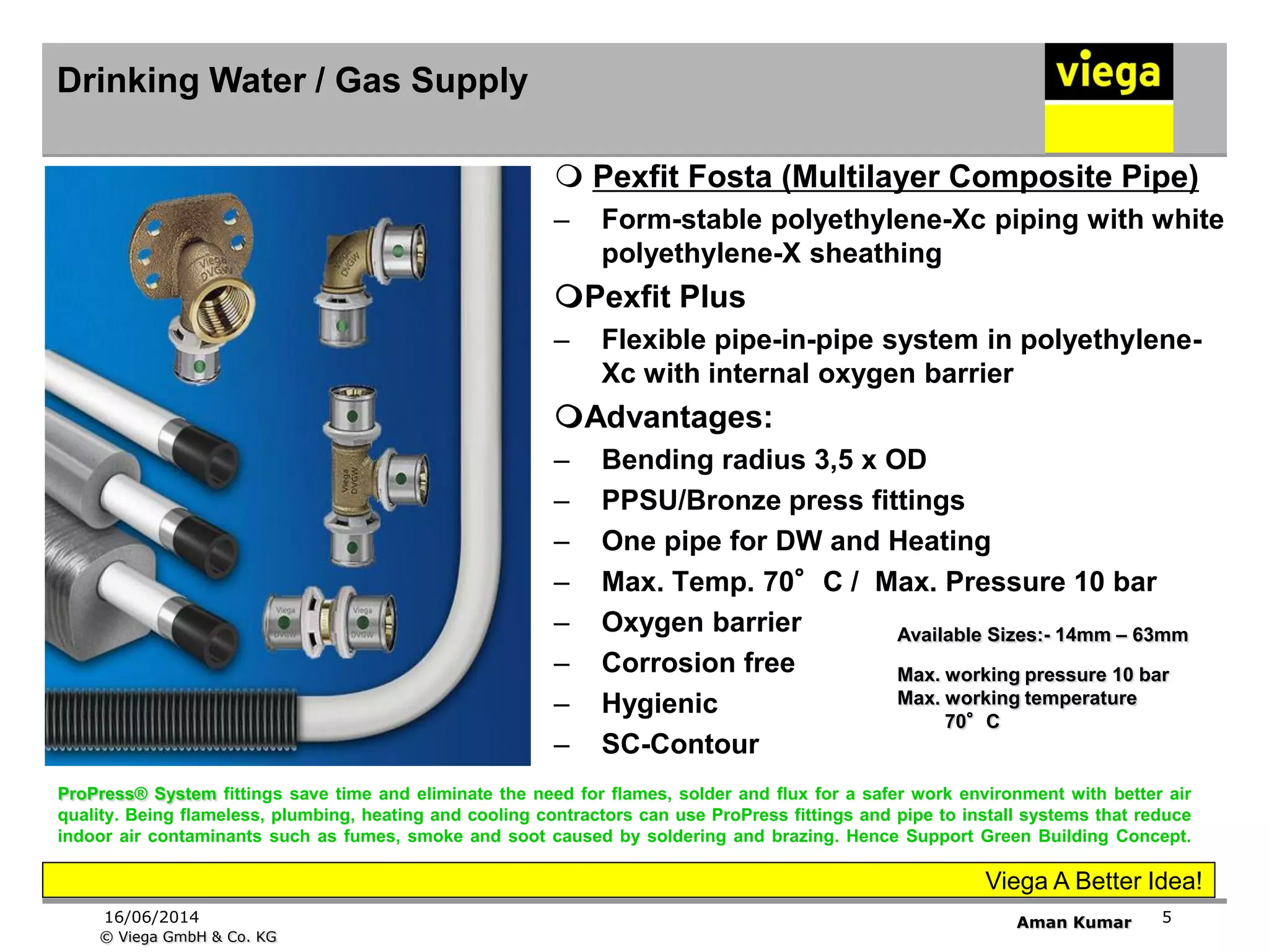 Viega a better idea !!! plumbing & heating systems | PDF