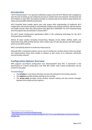 Brute forcing Wi-Fi Protected Setup | PDF