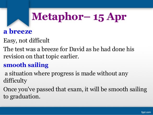 Metaphore Definition