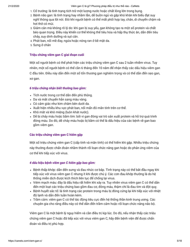 Viem gan c canets | PDF