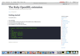 The Ruby OpenSSL extension | PPT