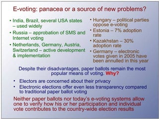 New Technologies for remote Observation and Verification of electronic ...