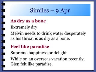 VIEs on similes | PPT