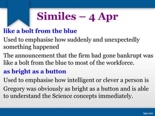 VIE on Similes 2014 | PPT