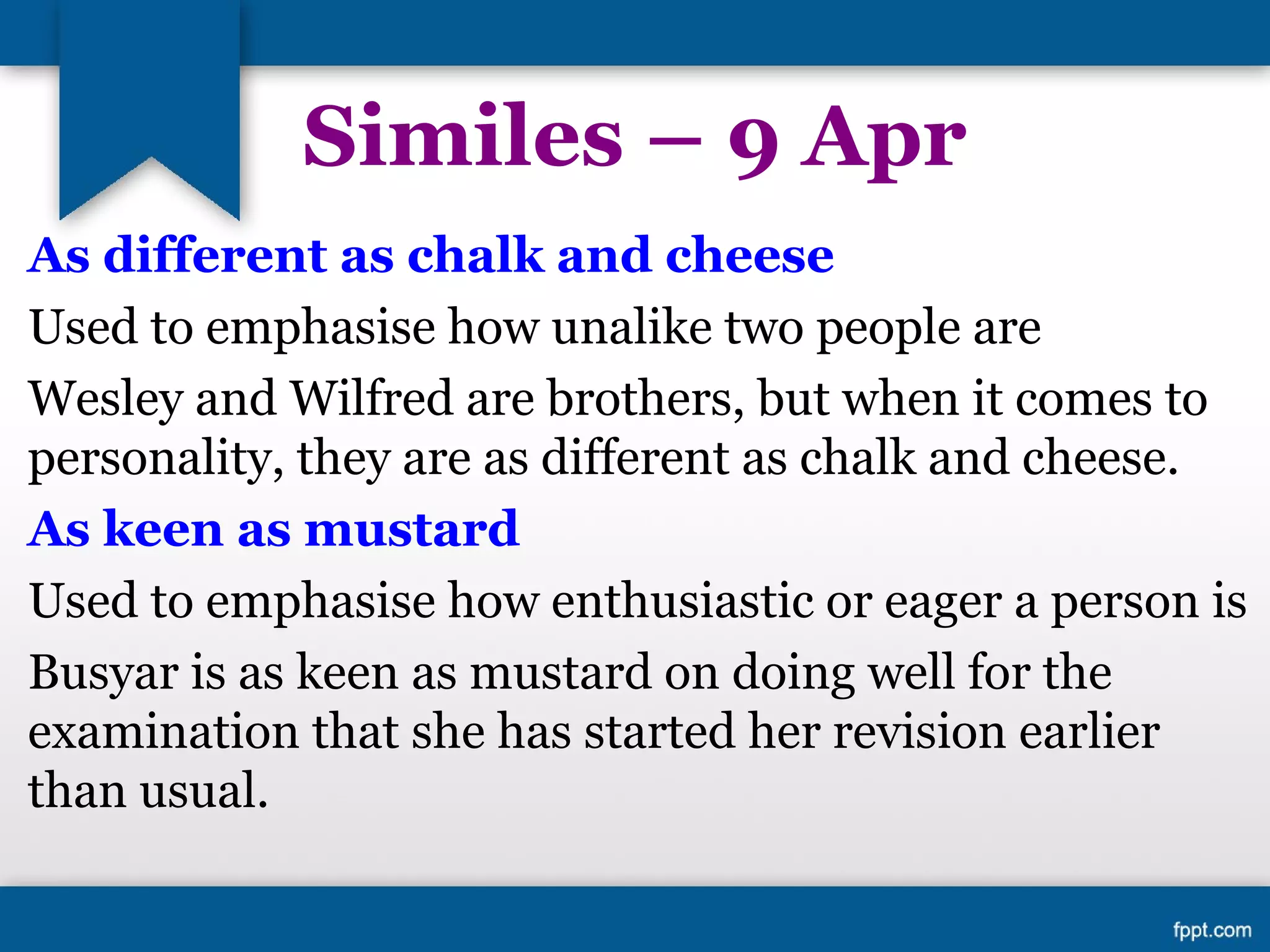 VIE on Similes 2014 | PPT