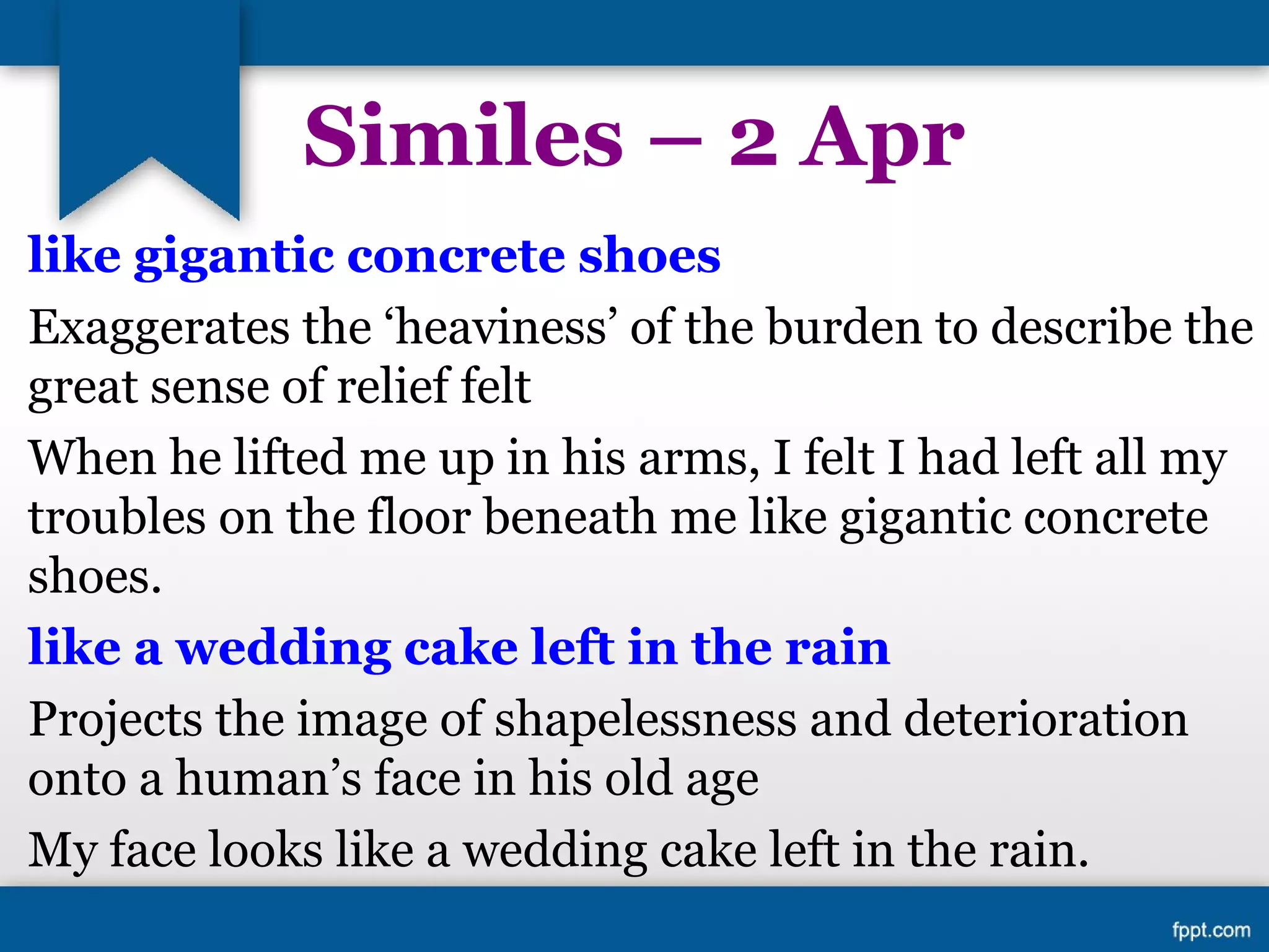 VIE on Similes 2014 | PPT