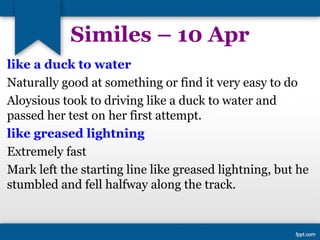 VIE on Similes 2014 | PPT