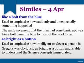 VIE on Similes 2014 | PPT