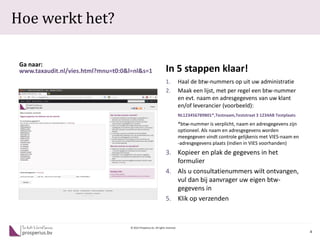 Controle BTW-nummers | PDF