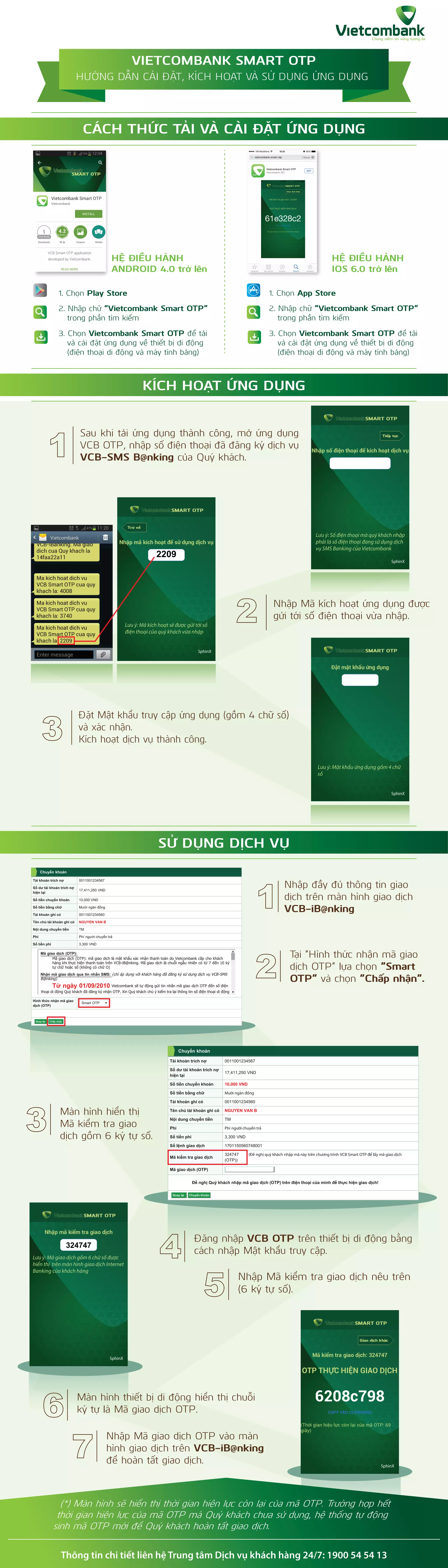Vietcombank smart otp_hdsd | PDF