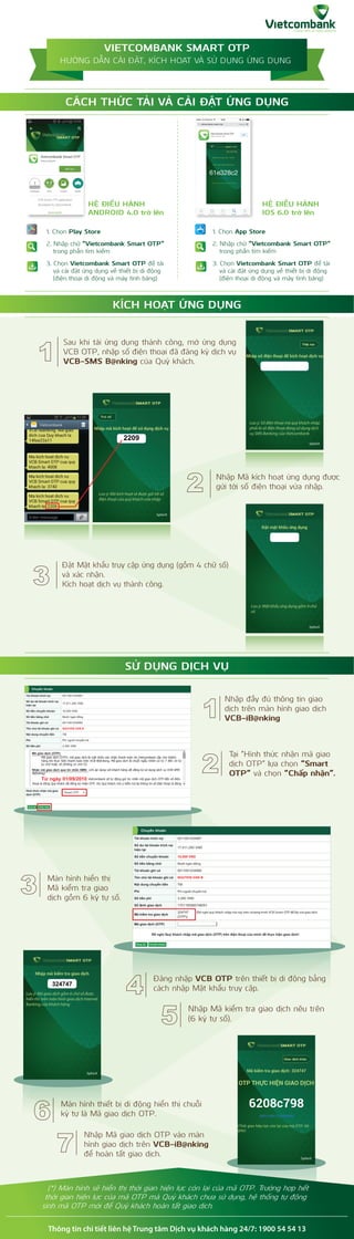 Vietcombank smart otp_hdsd | PDF