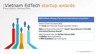 Vietnam edtech-elearning-report-2021-tam | PPTX