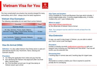 Vietnam Travel Paper Note | PDF