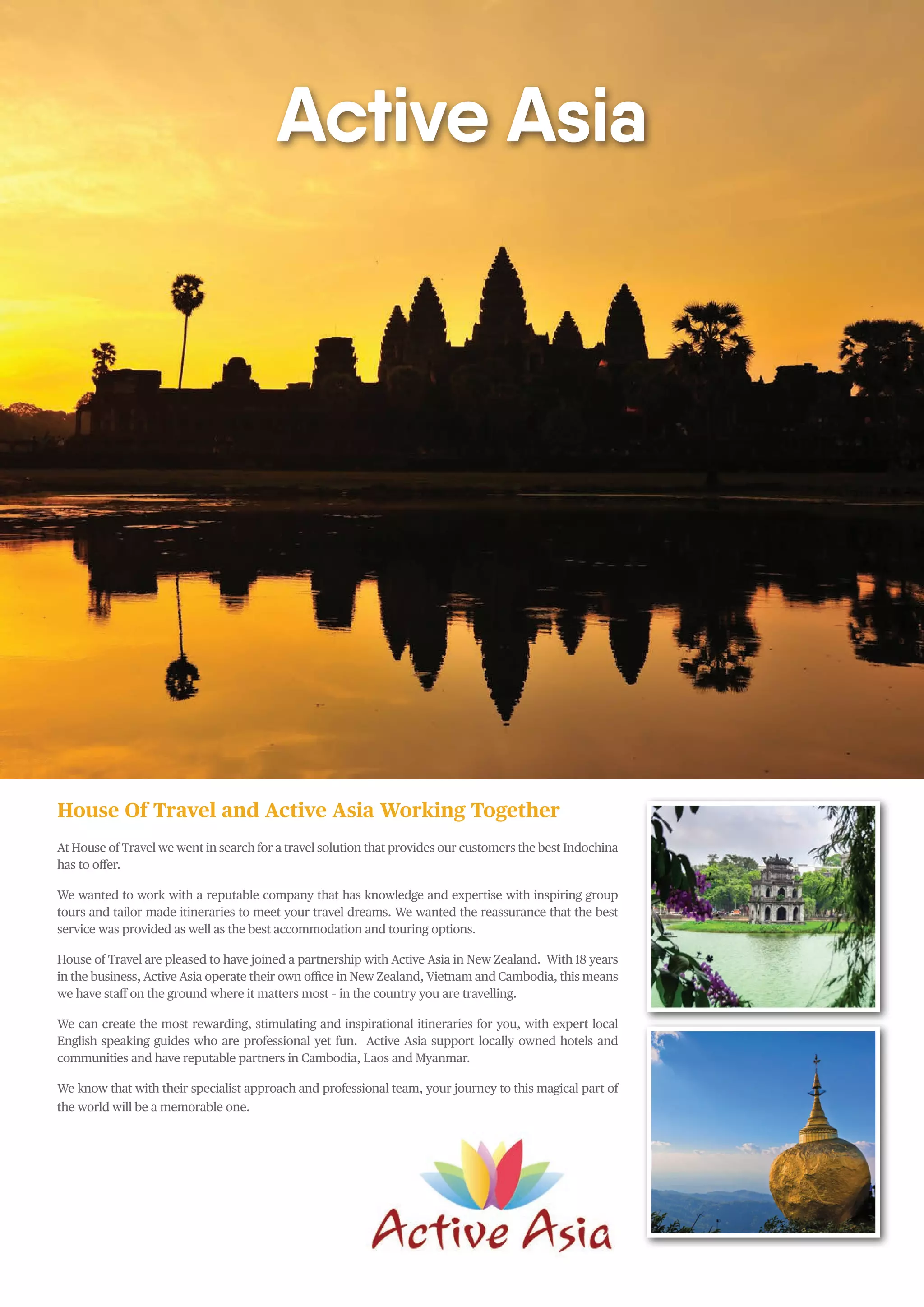 Vietnam, cambodia, laos & myanmar brochure 2017 | PDF
