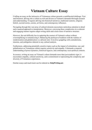 Vietnam Culture Essay.pdf