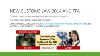 Vietnam customs procedures 2015 | PPTX