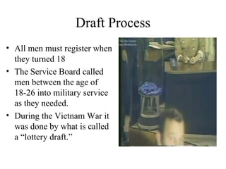 Vietnam draft and protests | PPT