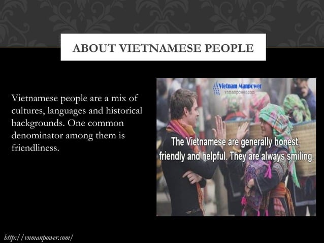 Vietnamese and vietnamese people's characteristics | PPT