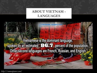 Vietnamese and vietnamese people's characteristics | PPT