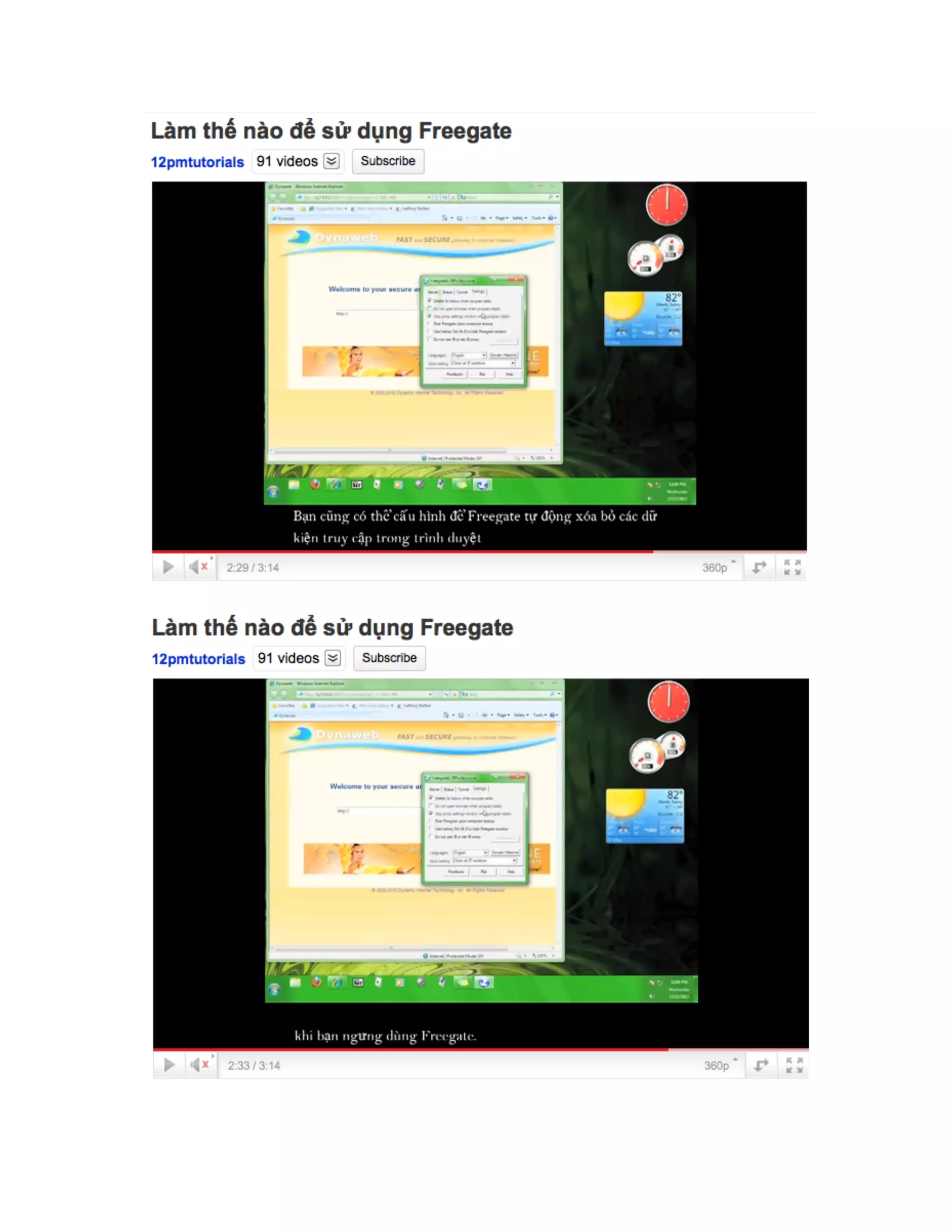Freegate Tutorial in Vietnamese | PDF
