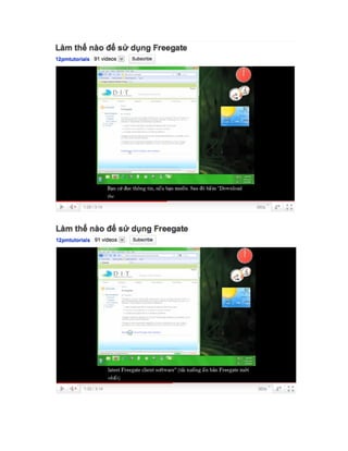 Freegate Tutorial in Vietnamese | PDF